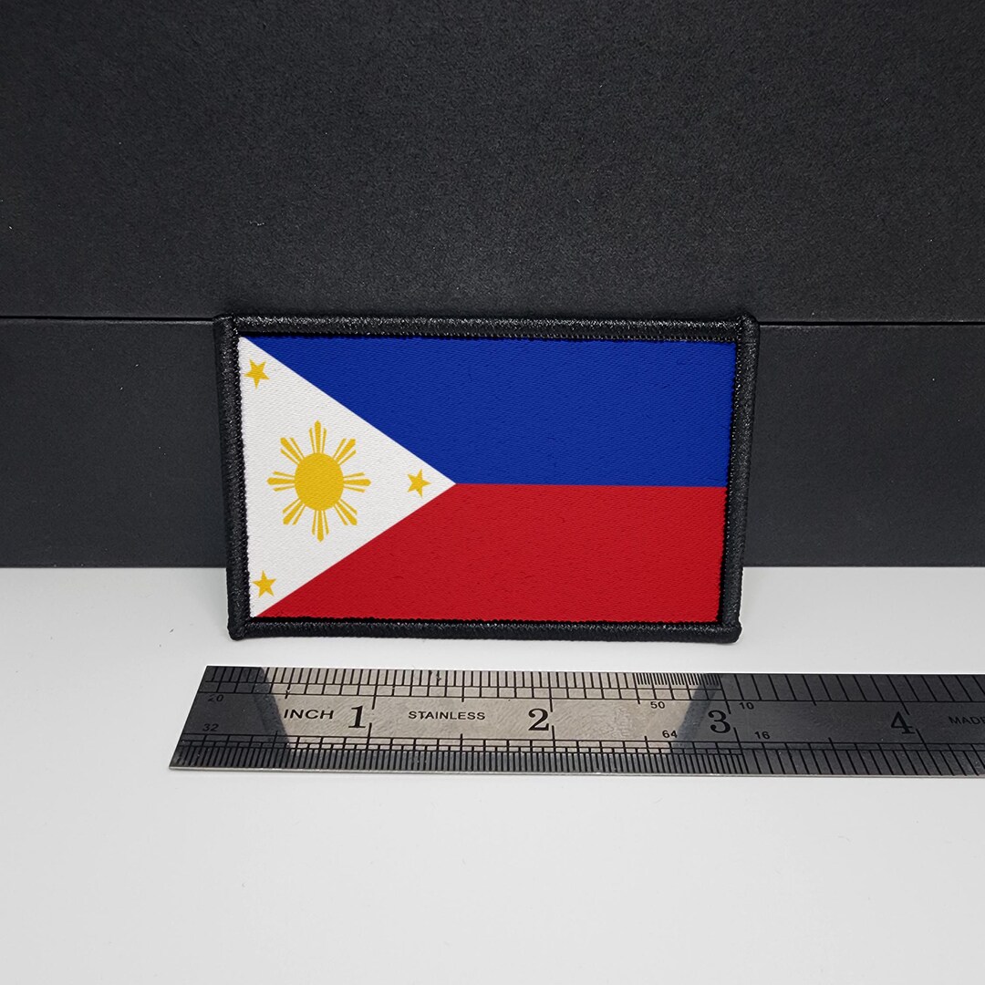 Philippines Flag Morale Patch Custom Tactical Patch 2x3 Inch Filipino Patch - Etsy