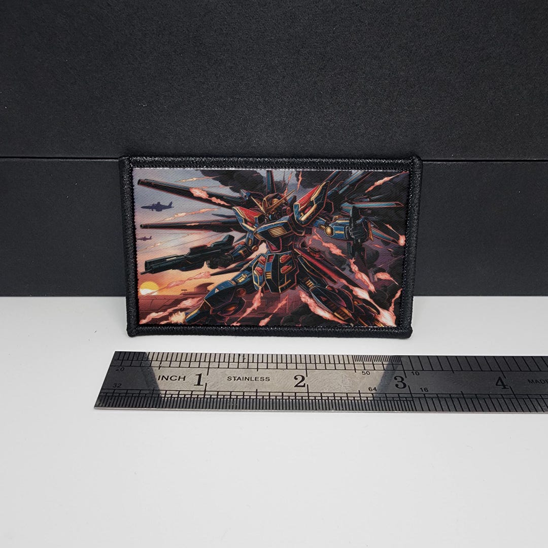 Anime Inspired Morale Patch Custom Tactical Robot Fight 2x3 Inch - Etsy