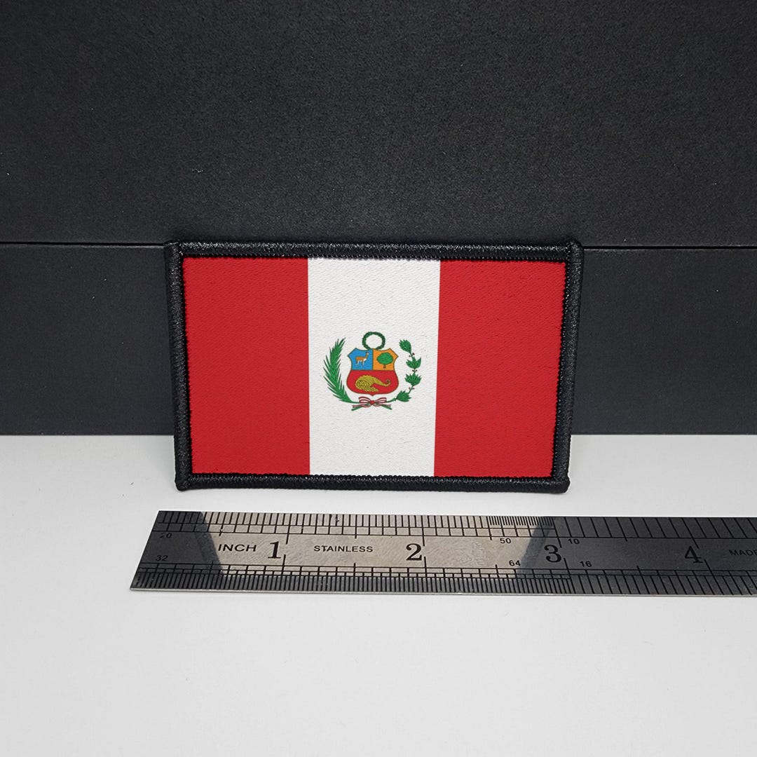 Peruvian Flag Morale Patch Custom Tactical Patch 2x3 Inch Peru Patch - Etsy