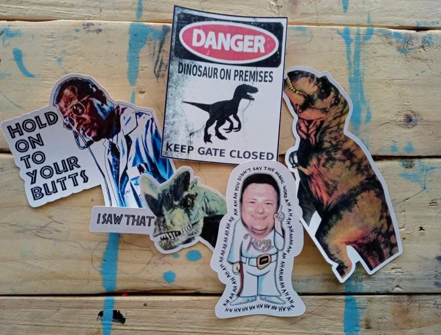 Jurassic Park Stickers!! - Etsy