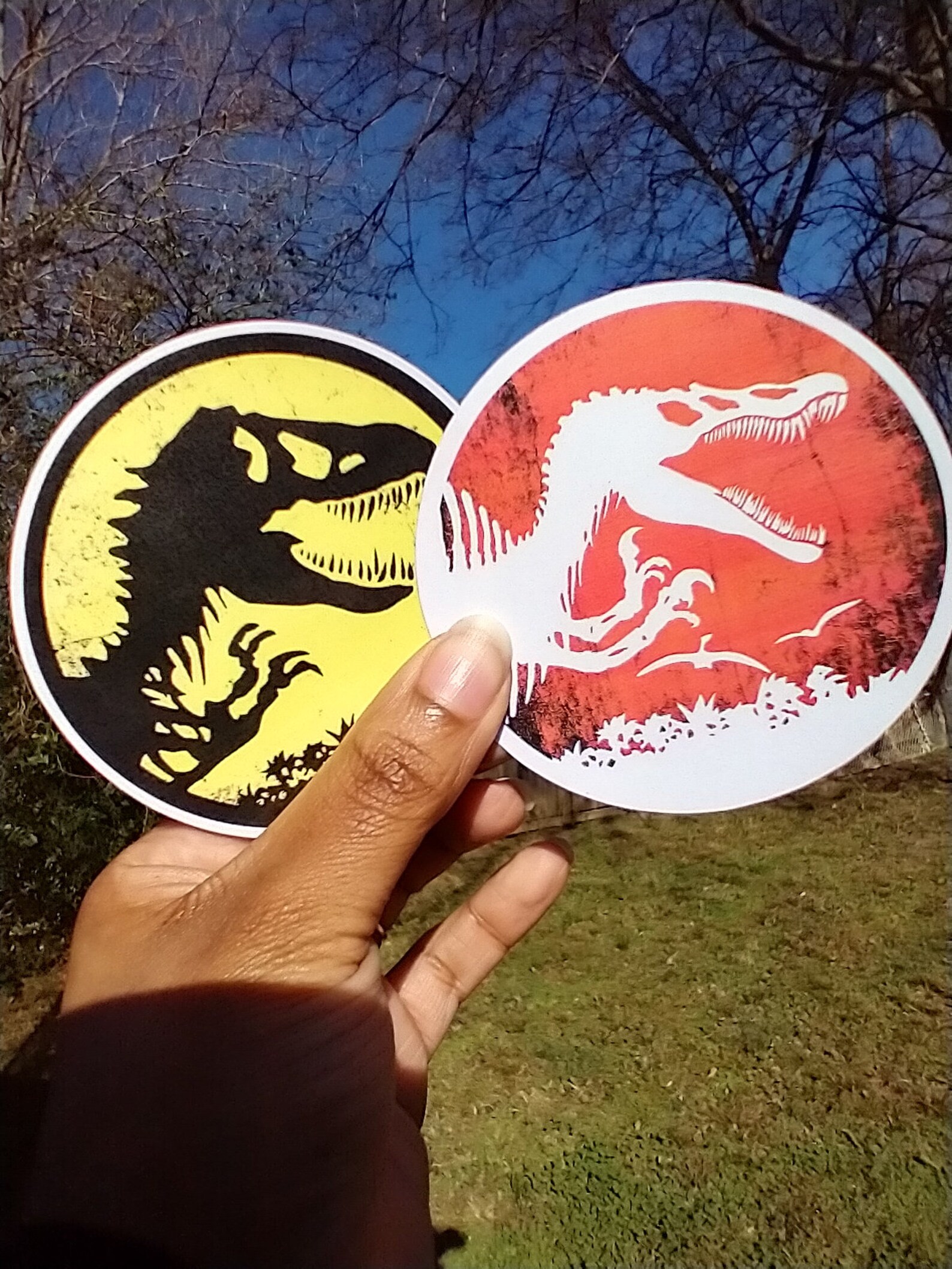 Jurassic Park Stickers - Etsy