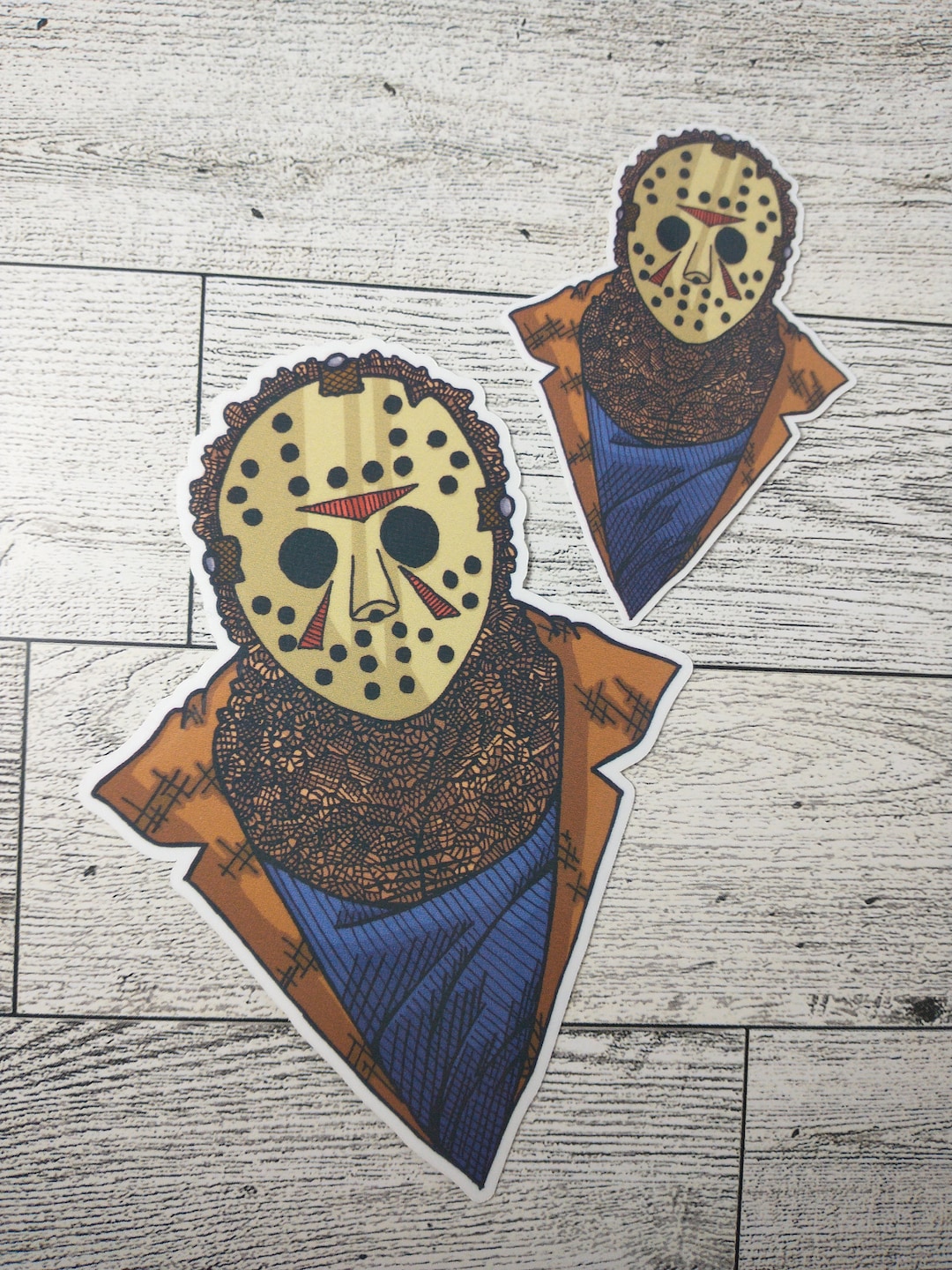 Jason Voorhees Vinyl Sticker Halloween Friday the 13th Slasher - Etsy