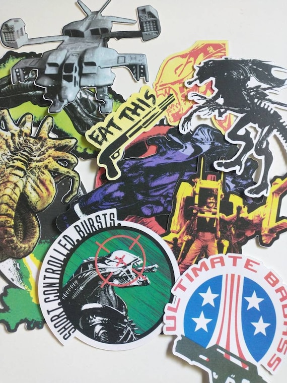 Aliens Sticker Pack | Etsy
