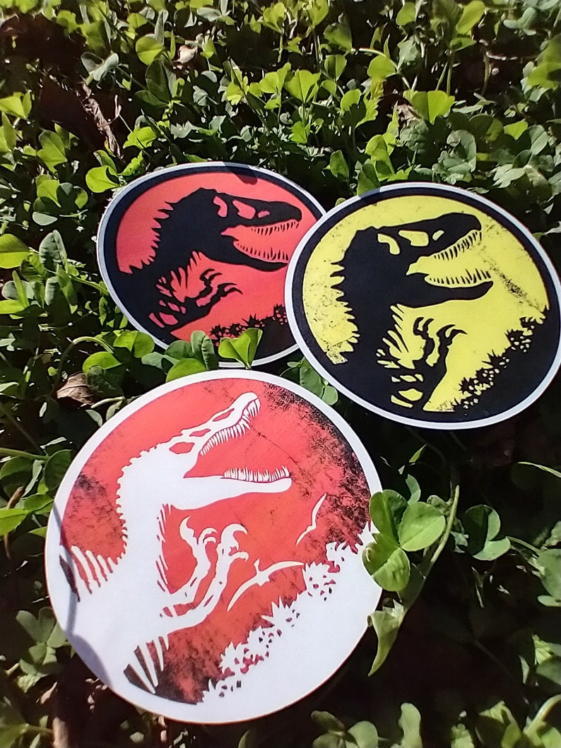 Jurassic Park Stickers - Etsy