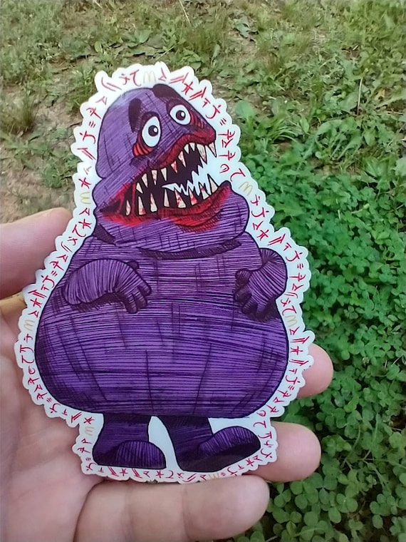 The Grimace Vinyl Sticker | Etsy