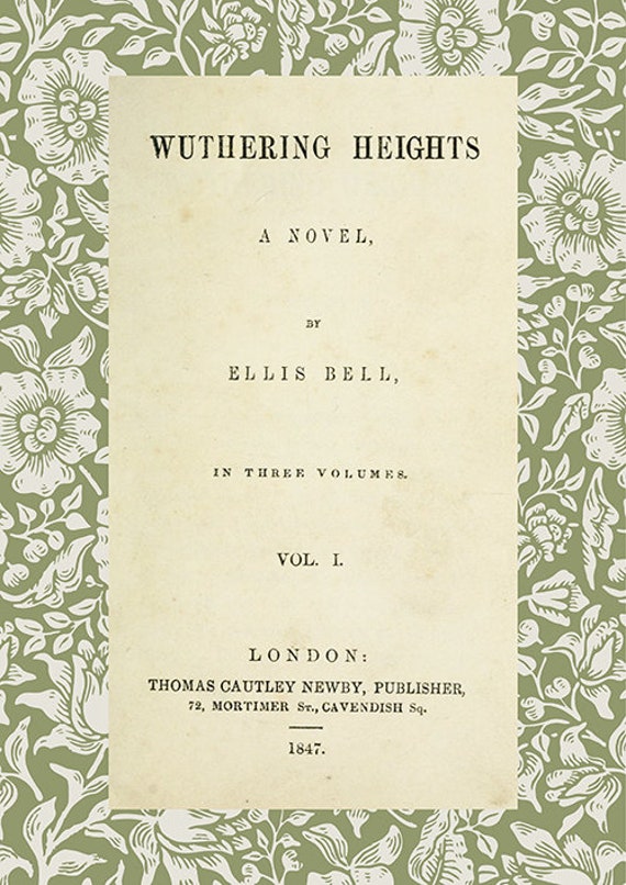 Original Wuthering Heights Book