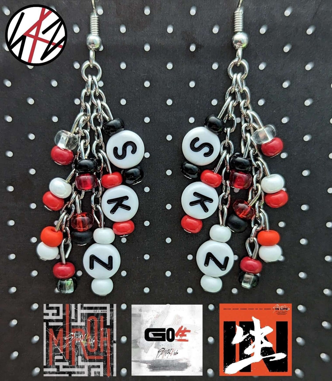Red Stray Kids Earrings - Etsy