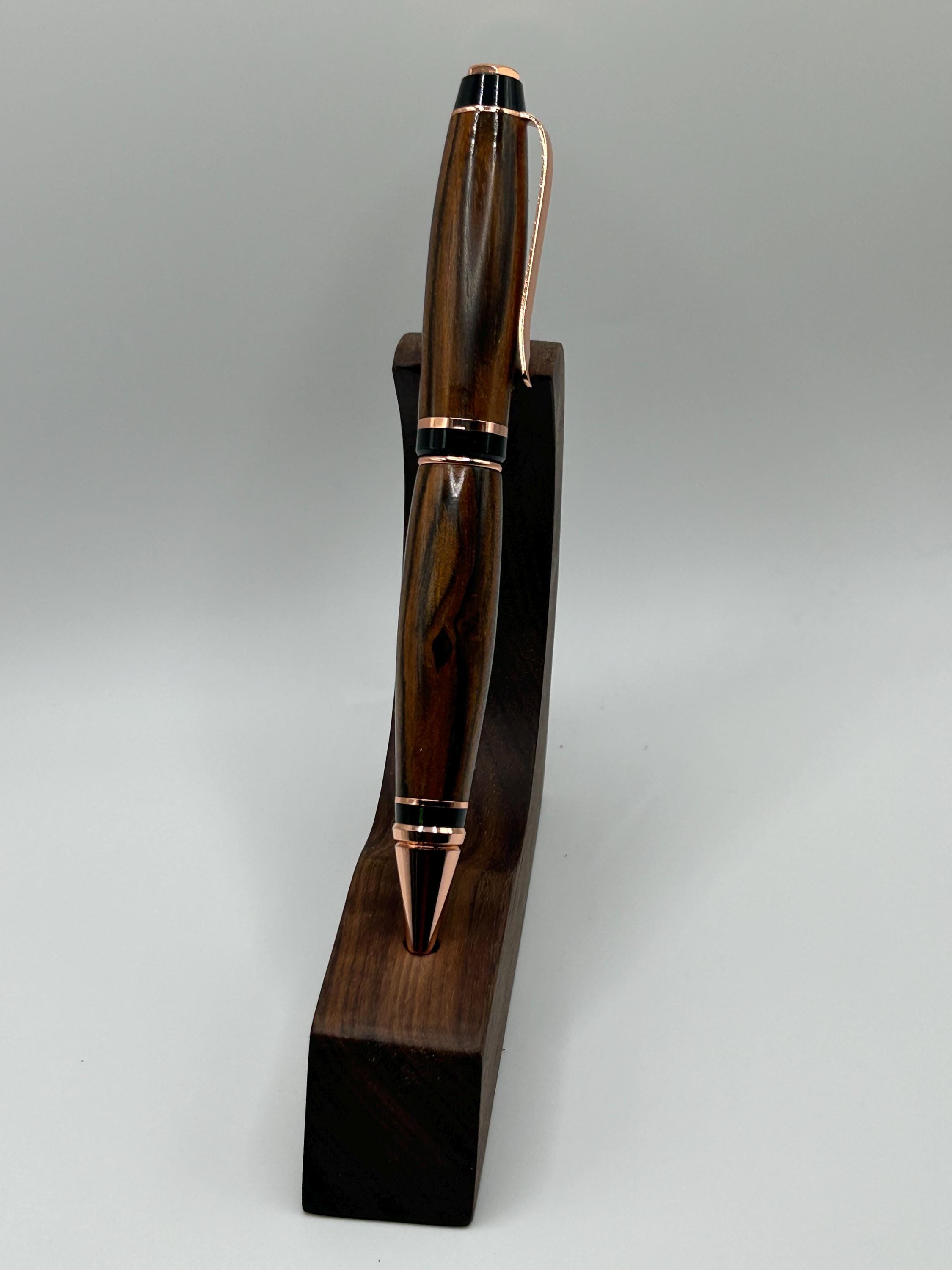 Big Ben Cigar Twist Pen Made From Antique Copper and Bocote Wood - Etsy