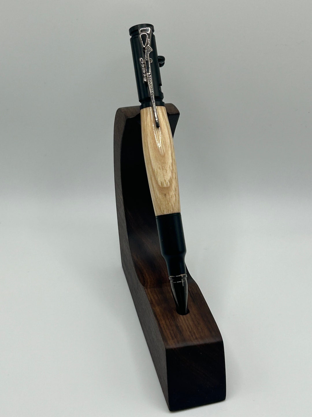 30 Cal Bolt Action Pen Featuring Hickory With Black Enamel Finish - Etsy