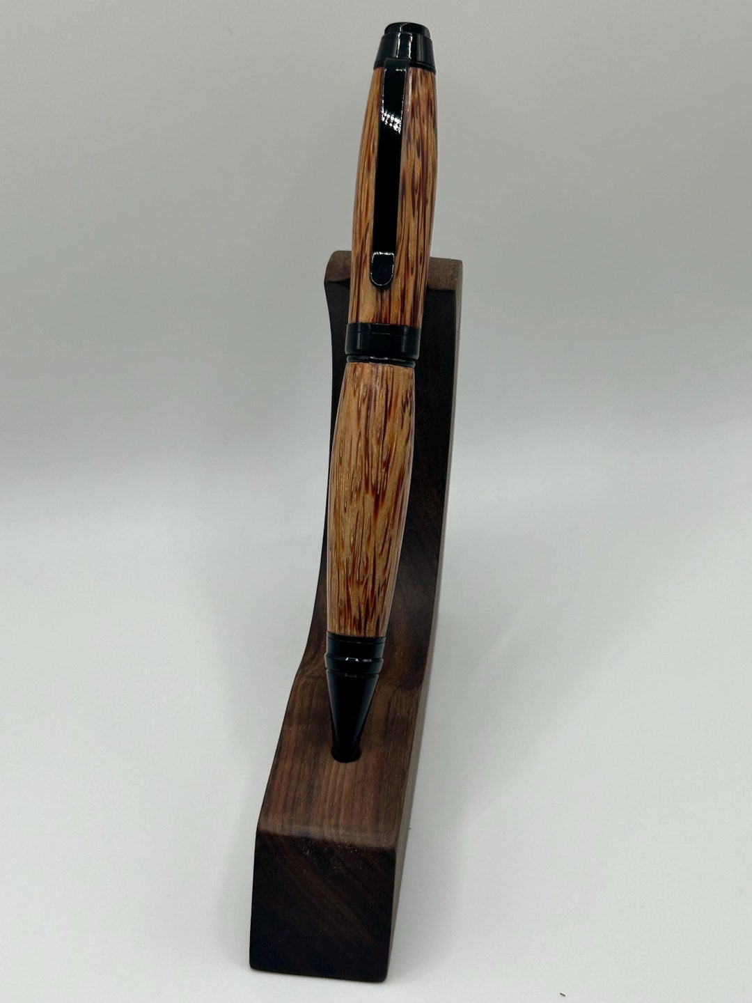 Big Ben Cigar Twist Pen Made From White Palm Wood and Black Enamel Trim ...
