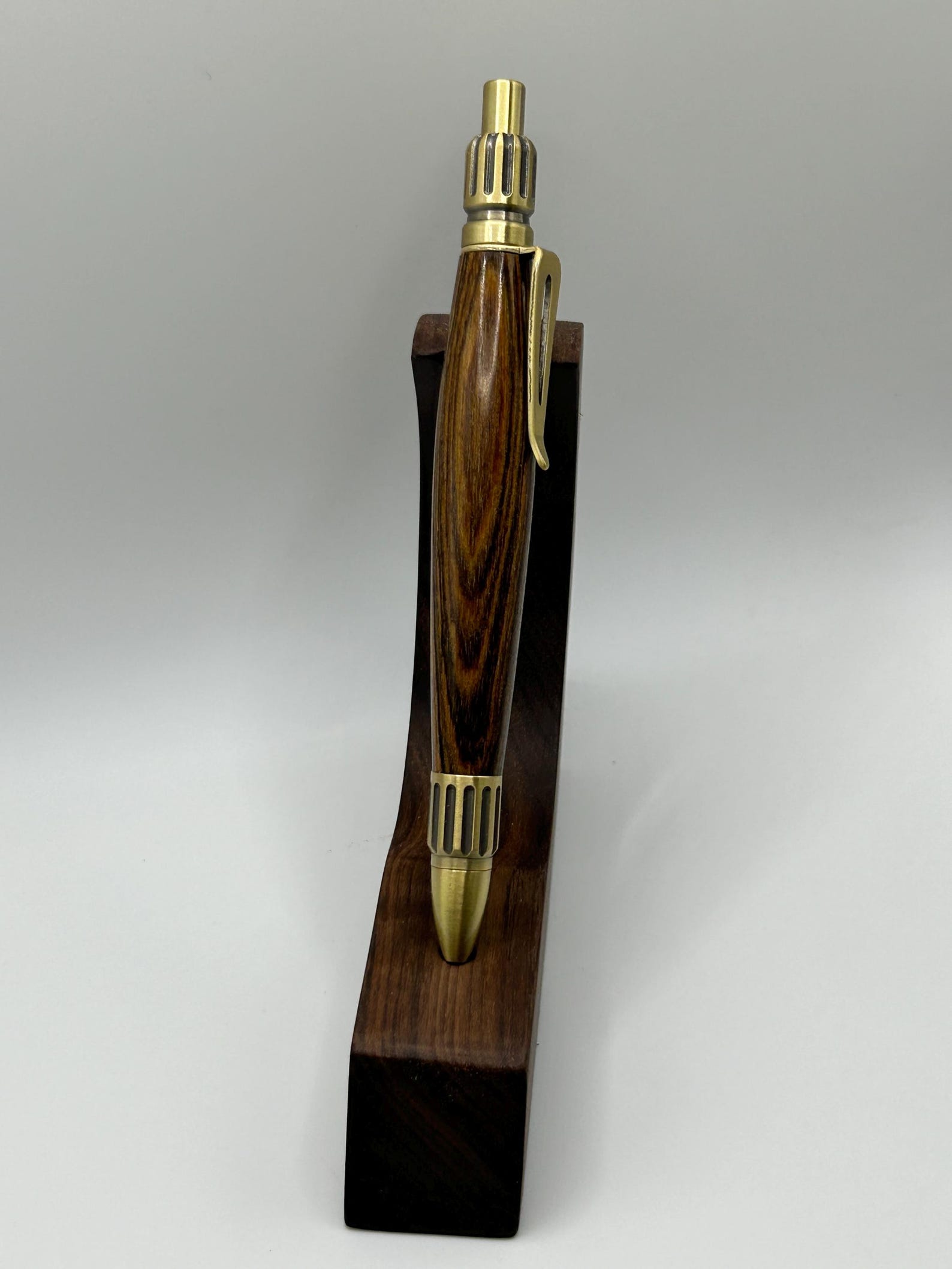 Everyday Classic Antique Brass Click Pen Featuring Bocote Wood - Etsy