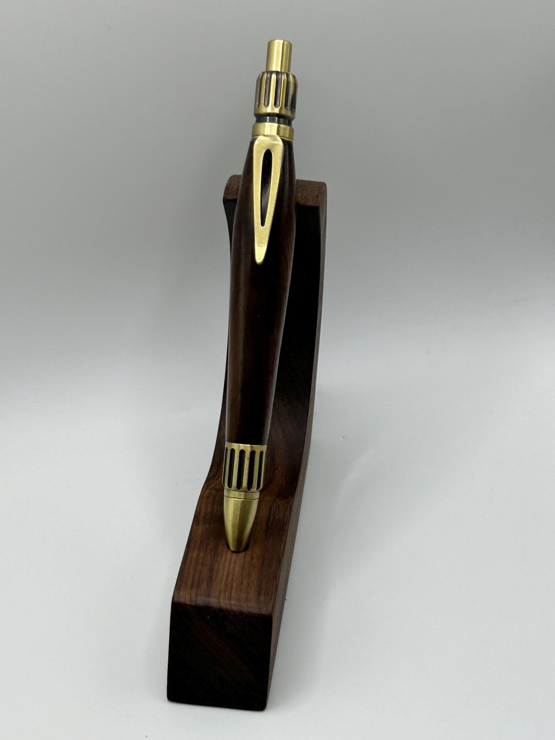Everyday Classic Antique Brass Click Pen Featuring Walnut Wood - Etsy