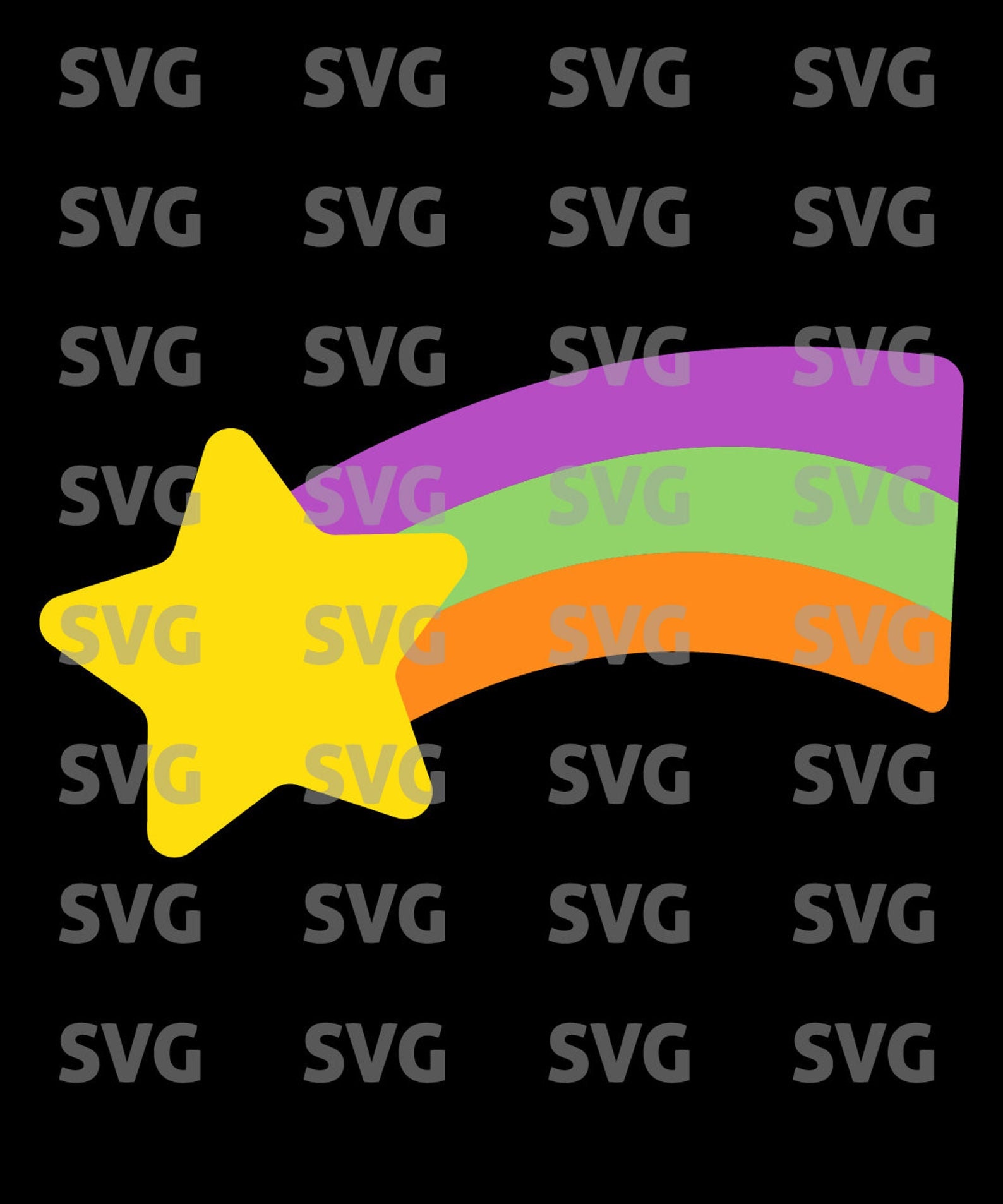 Mabel Pines Rainbow Star Svg and Png Digital Download - Cosplay Instant ...