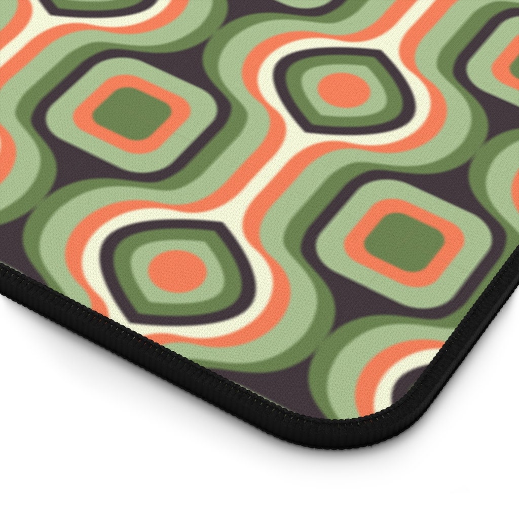 MCM Desk Accessories, Mid Century Modern Desk Mat, Atomic Age Decor ...