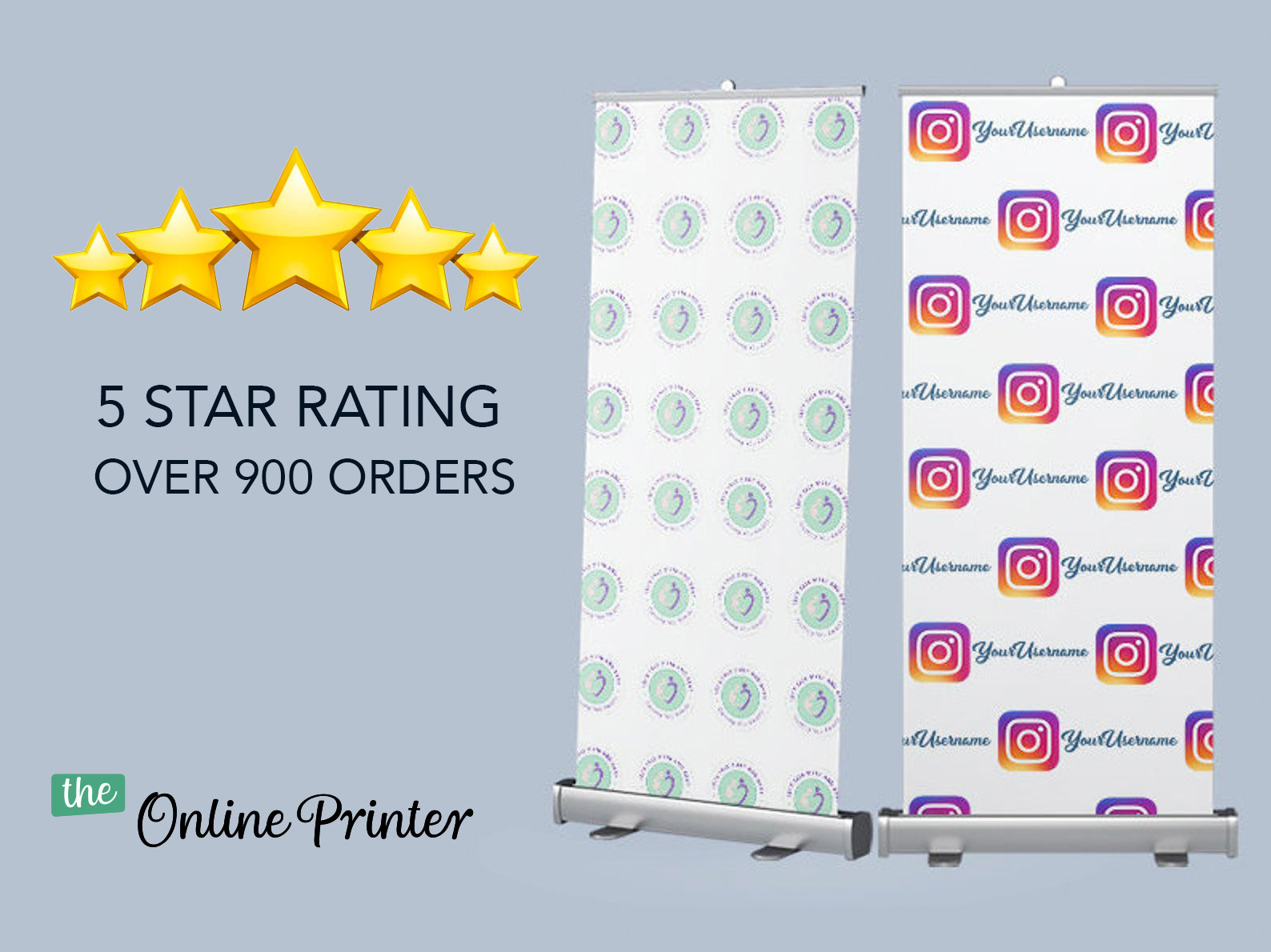 Custom Logo Backdrop Your Company Logo or Instagram Username - Etsy UK