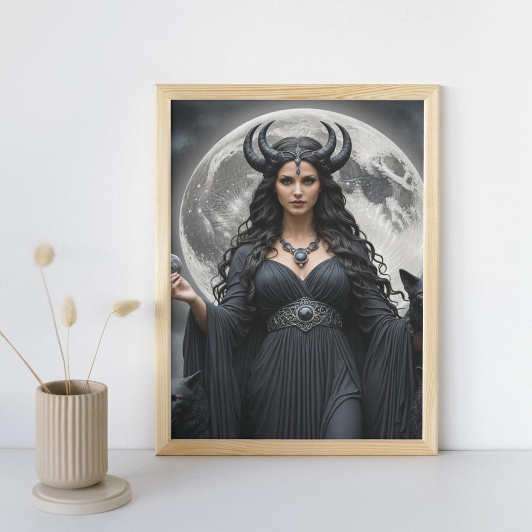 Enchanting Goddess Hecate Art Print - Digital Downloadable Decor ...