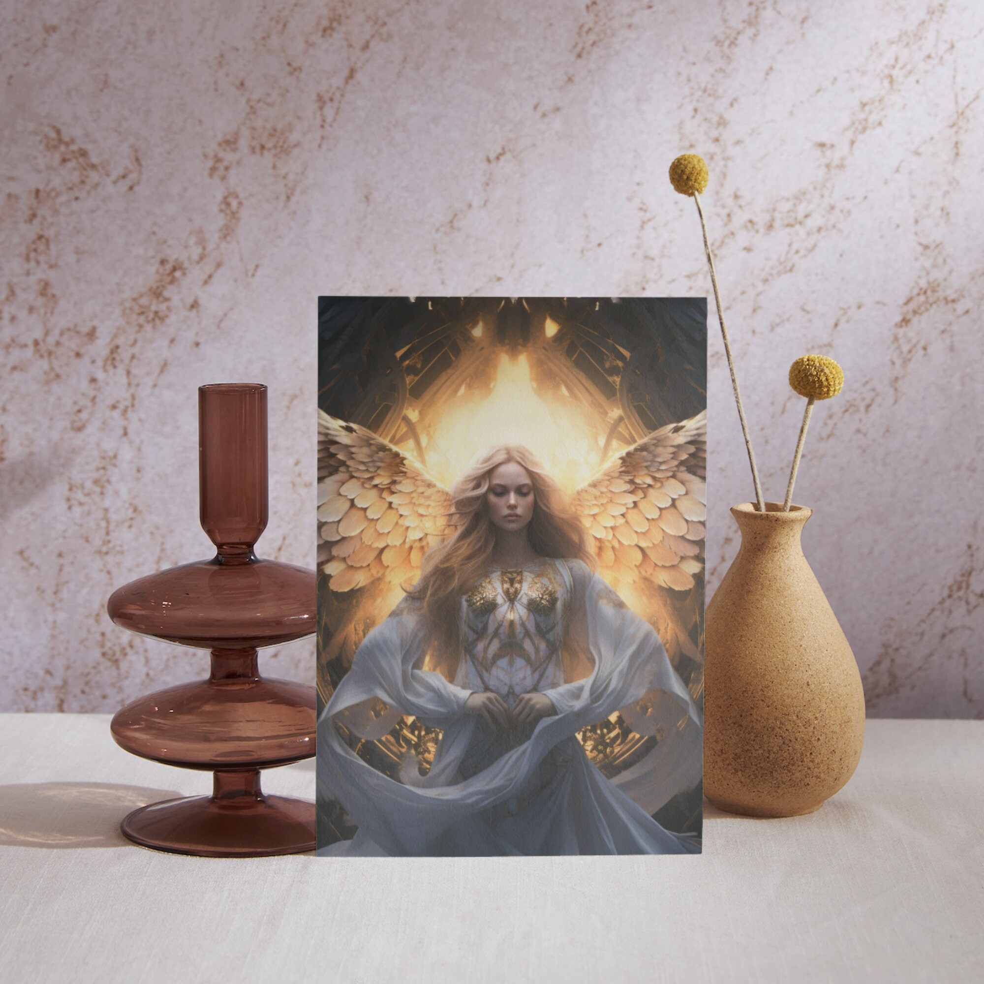 Angel of Light Printable Wall Art in 4 Sizes Phone Wallpaper Digital ...