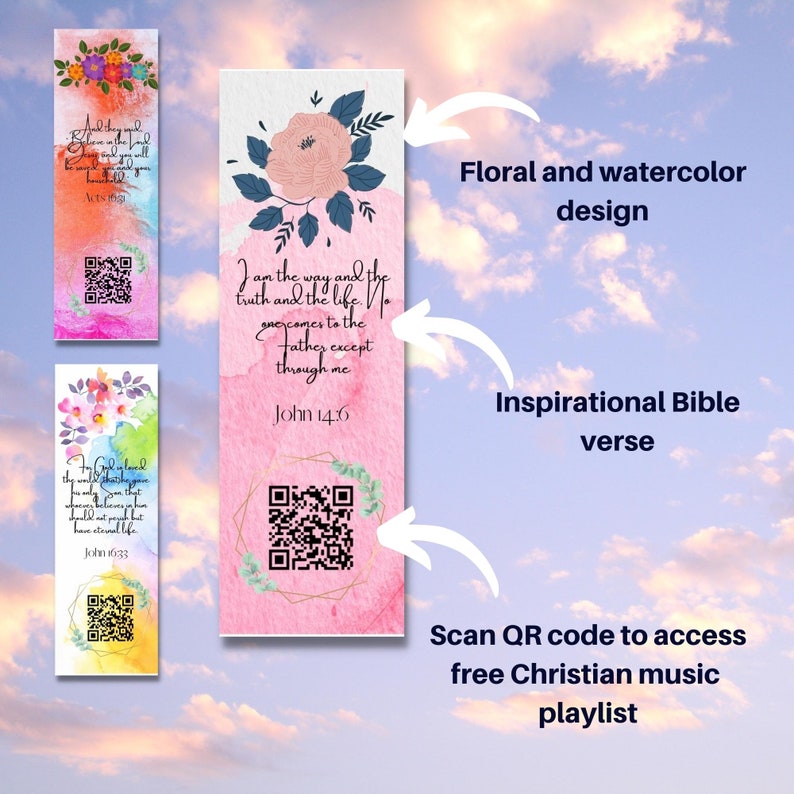 Bible Verses Christian Printable Bookmarks for Craft and Church ...
