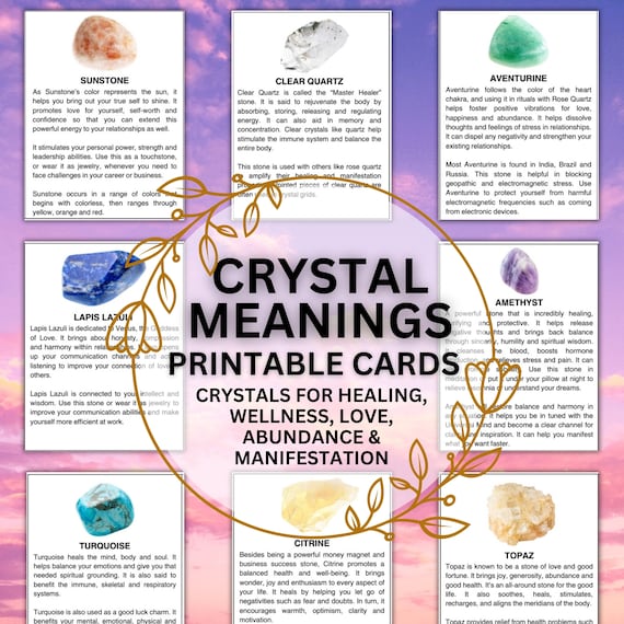 Crystal Colors And Their Meanings
