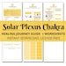 Solar Plexus Chakra Healing Guide Printable Worksheet Chakra Printable ...