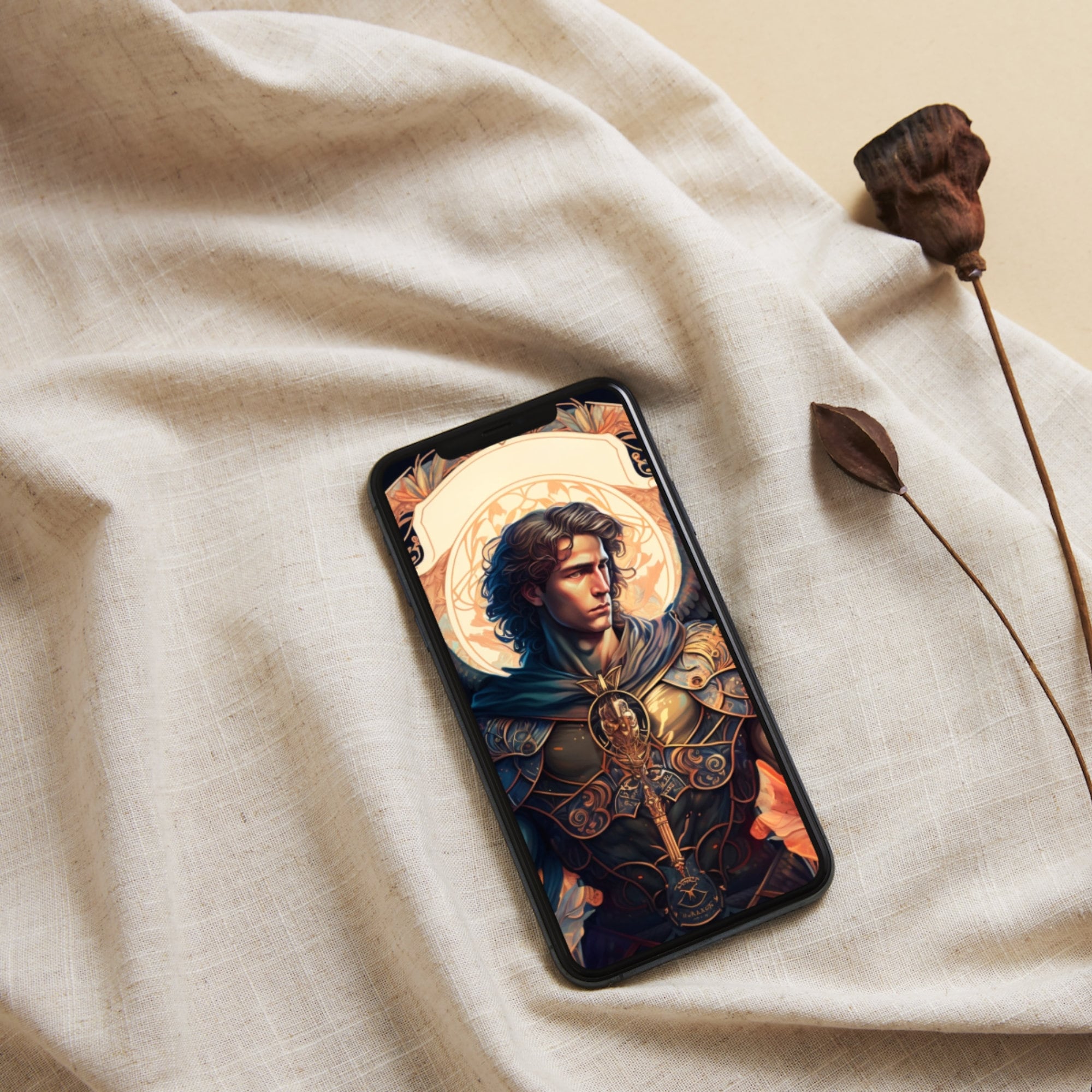 Archangel Michael Printable Angel Wall Art in 4 Sizes and Phone ...