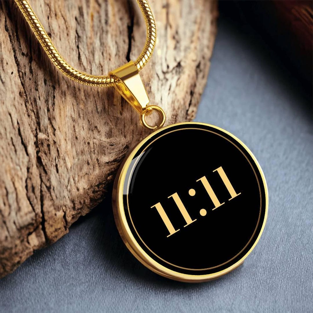 Angel Number 1111 Necklace – Angel Number Gift – Manifestation Law of ...