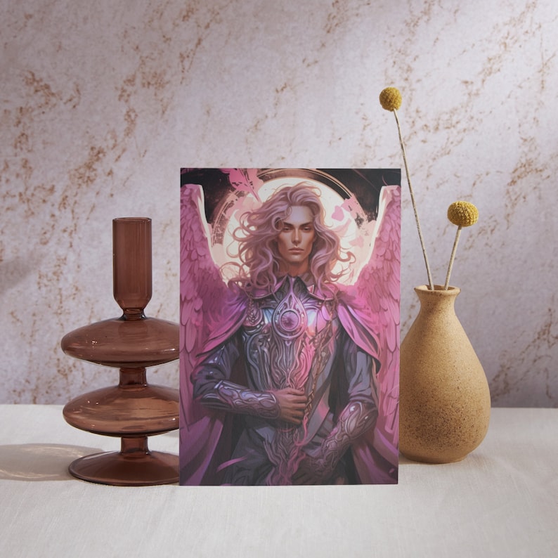 Archangel Chamuel Printable Angel Wall Art in 4 Sizes and Phone ...