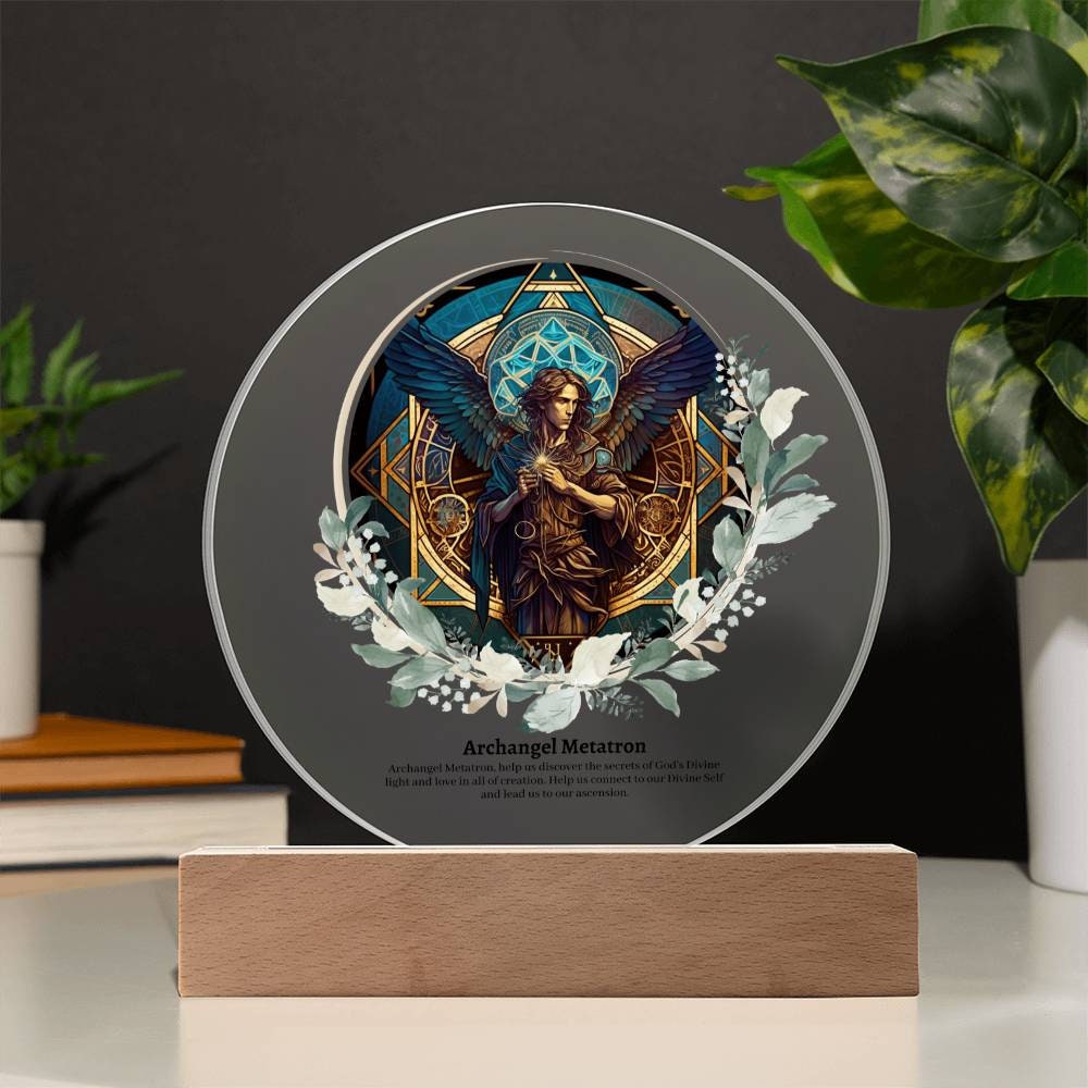 Archangel Metatron Guardian Angel Plaque Home Decor Office Decor ...