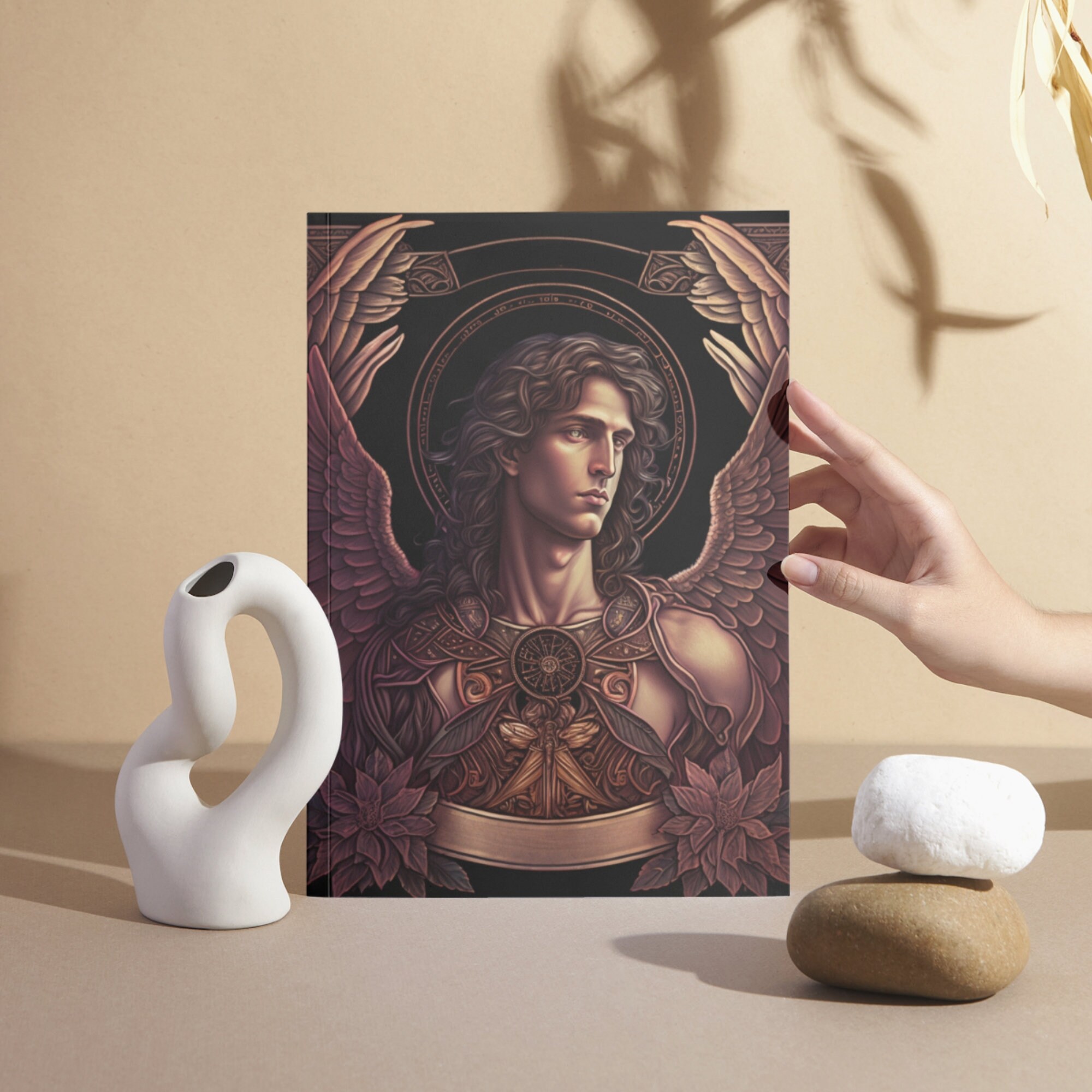 Archangel Michael Printable Angel Wall Art Luxury Wall Decor Art Nouveau Digital Art Print ...