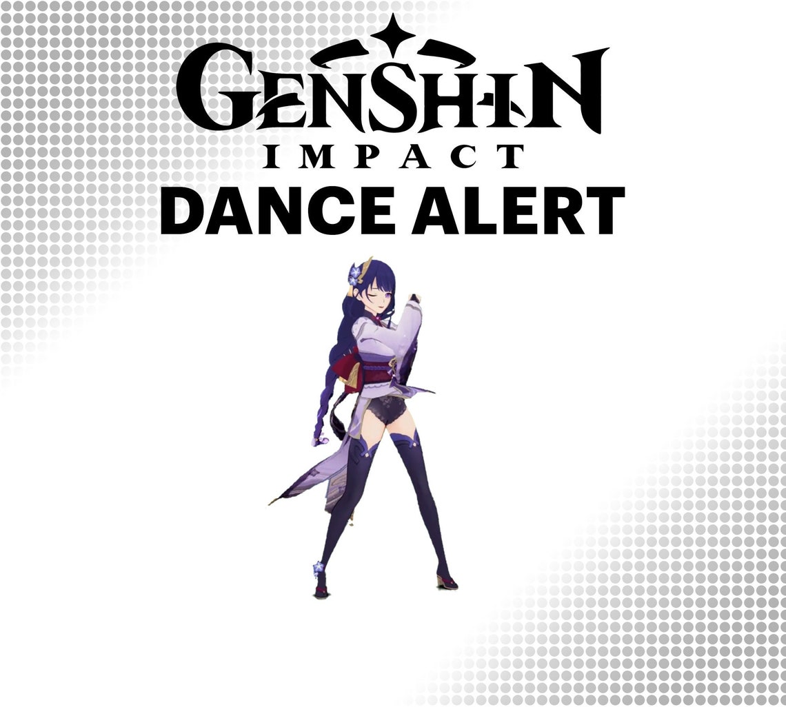 Genshin Impact Raiden Shogun Dancing Alert Effect for Gameplay ...