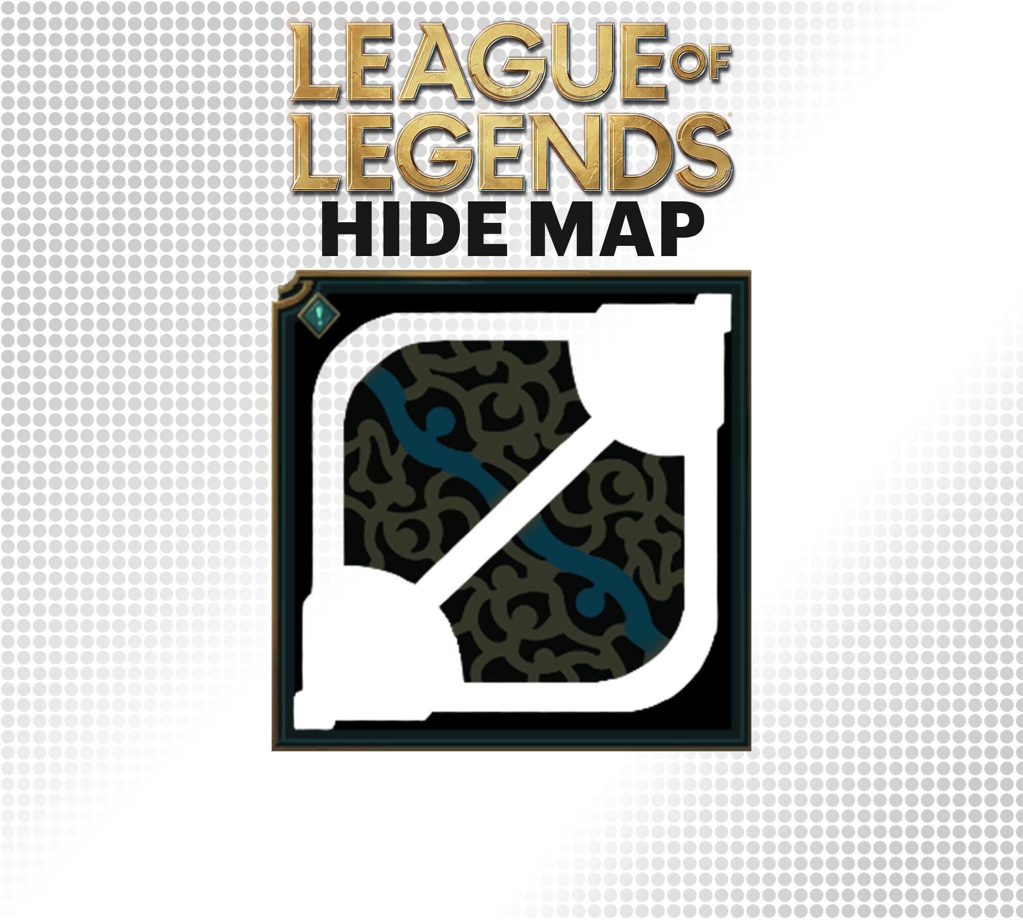 League of Legends Hide Map Gameplay Accessory for Your Twitch | Etsy
