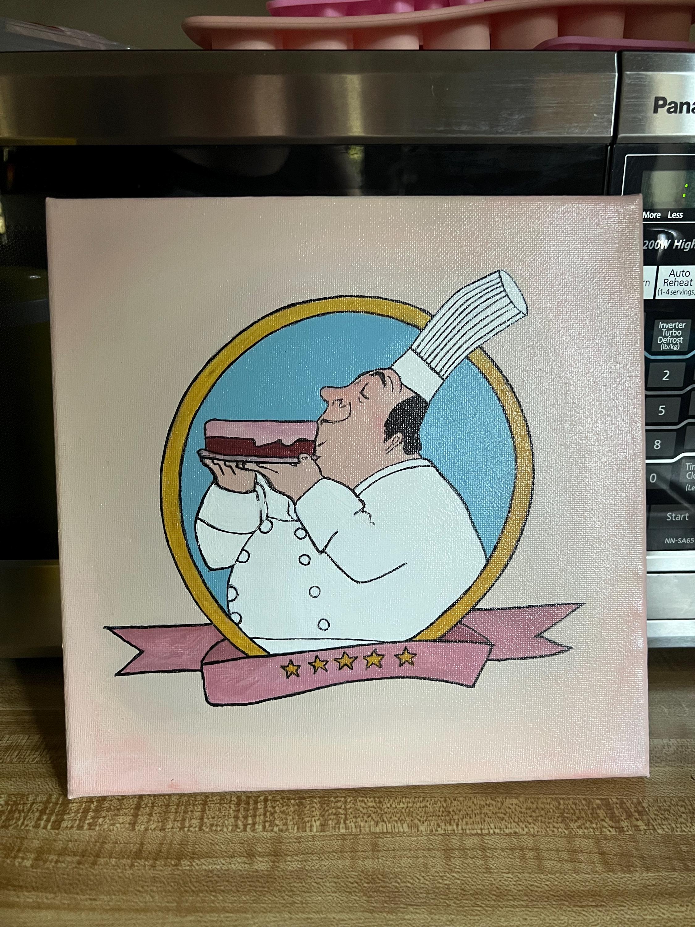 Ratatouille Gusteau, Chef, Cooking Painting Kitchen Baking , Art ...