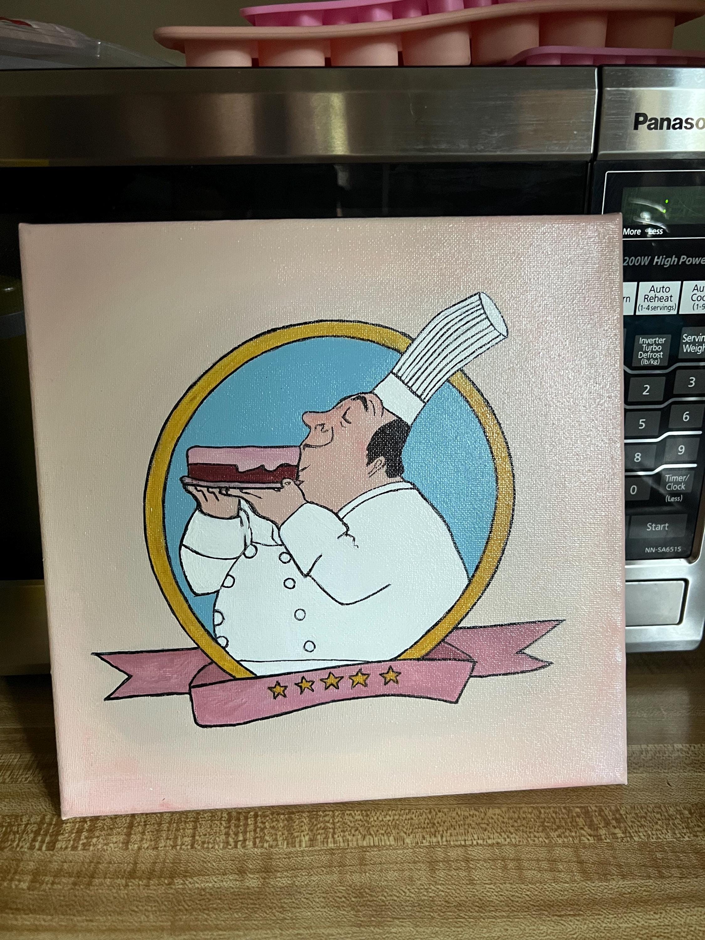 Ratatouille Gusteau, Chef, Cooking Painting Kitchen Baking , Art ...