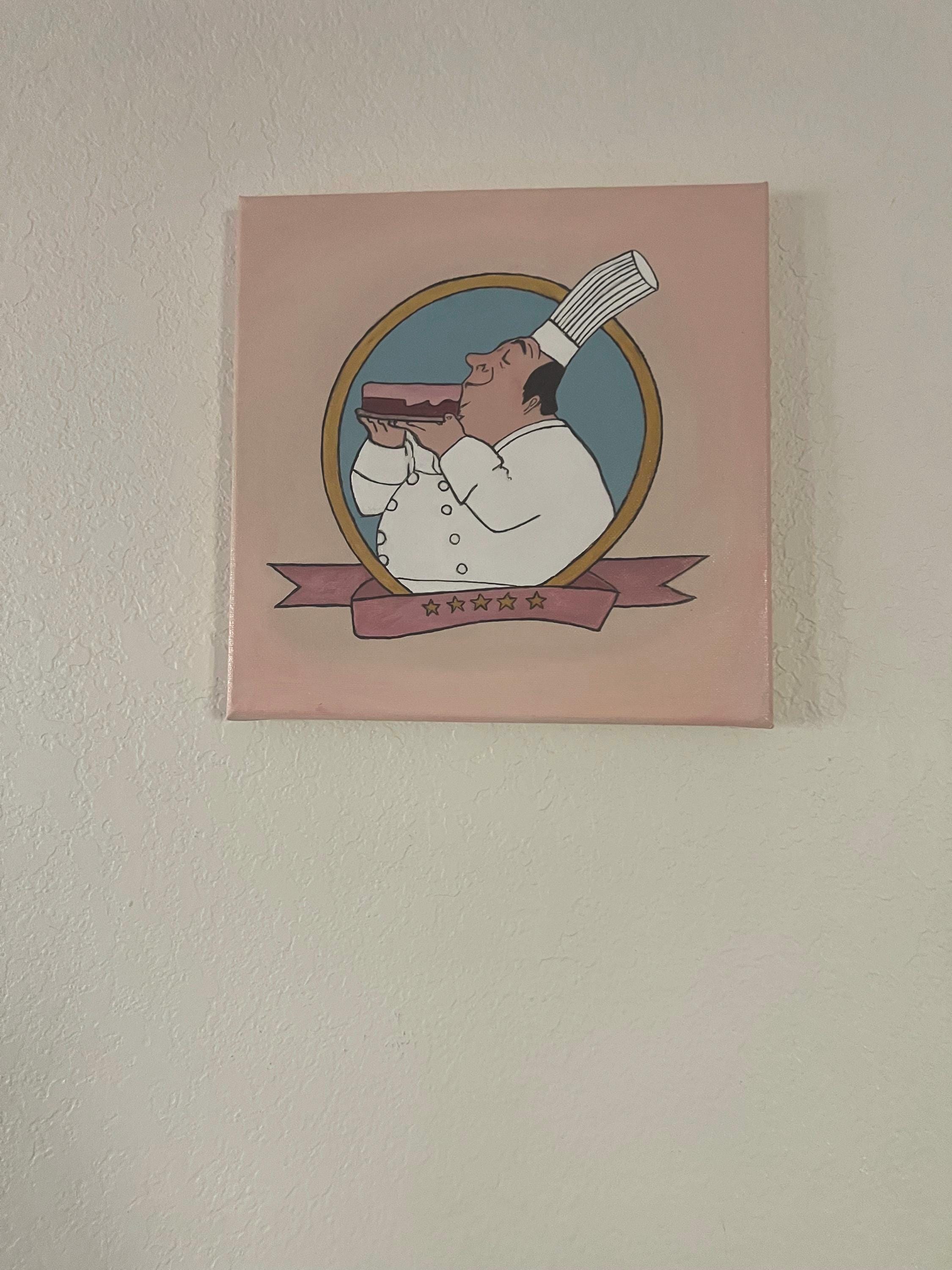 Ratatouille Gusteau, Chef, Cooking Painting Kitchen Baking , Art ...