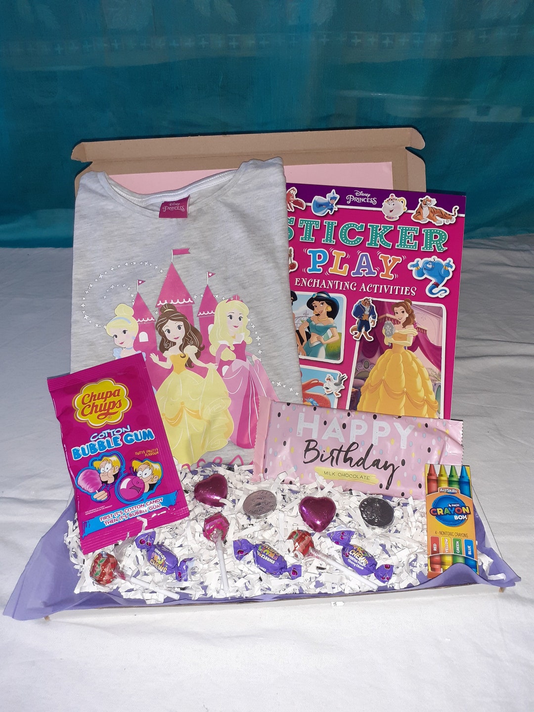Children Disney Princesses Gift Hamper | Treat Box | Letterbox Gift ...