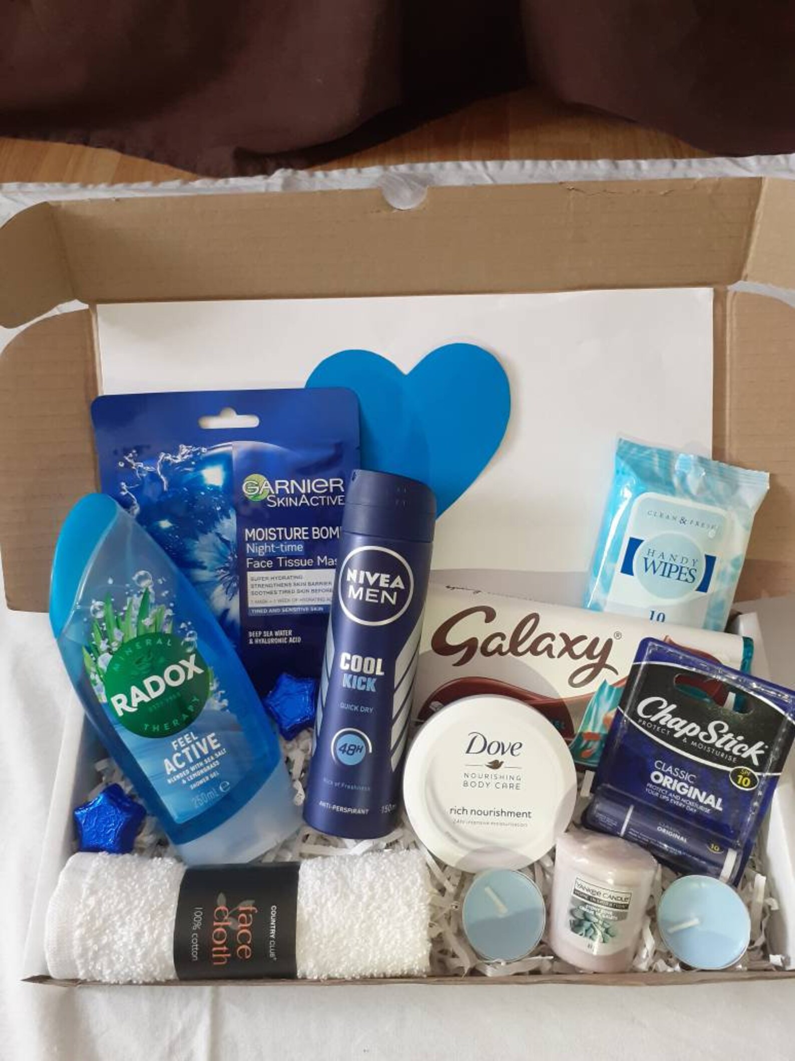 Mens Luxury Blue Pamper Kit | Father's Day Gift | Birthday | Thank You ...