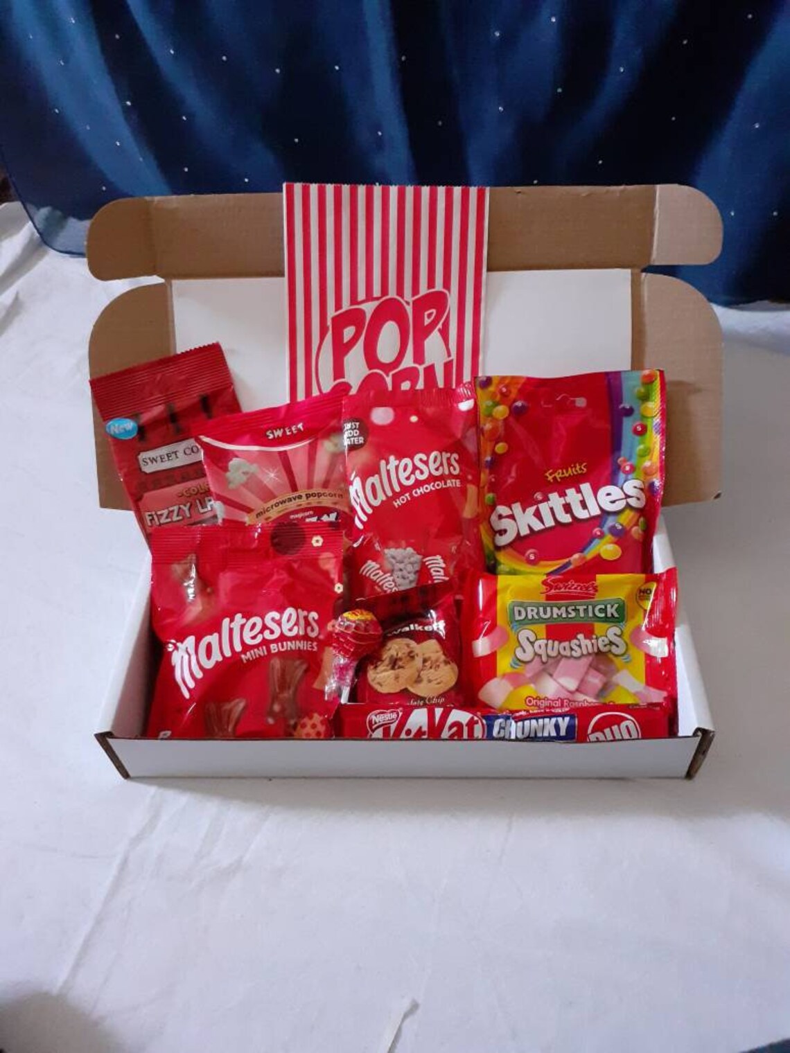 Sweet Movie Night Kit | Gift Hamper | Treat Box | Letterbox Gift | Date ...