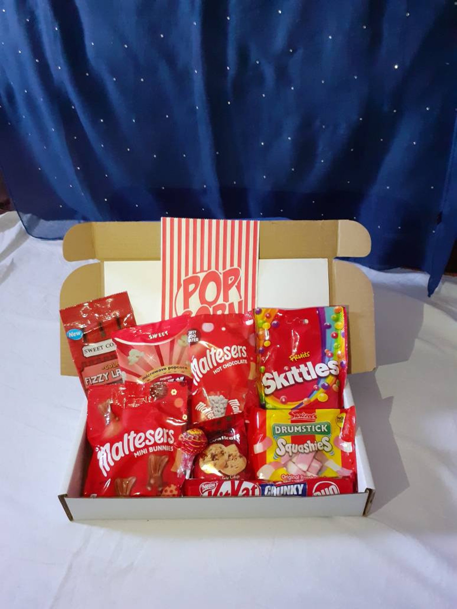 Sweet Movie Night Kit | Gift Hamper | Treat Box | Letterbox Gift | Date ...
