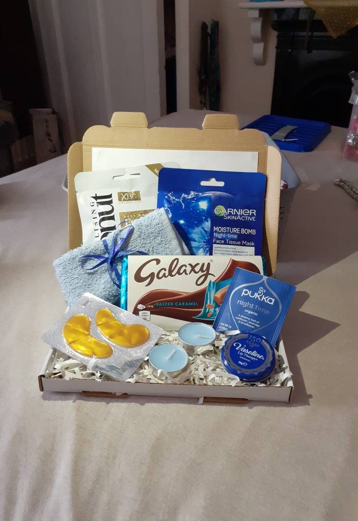 Mens Blue Letterbox Gift Hamper | Father's Day Gift | Treat Box | Pick ...
