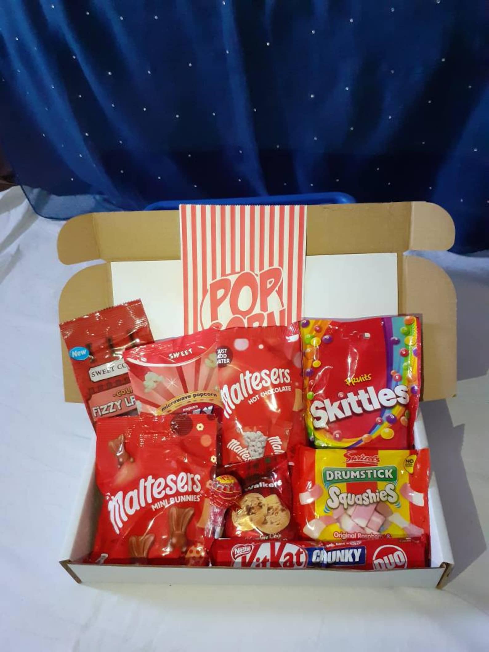 Sweet Movie Night Kit | Gift Hamper | Treat Box | Letterbox Gift | Date ...