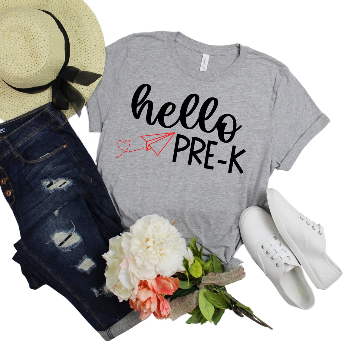 Pre-k SVG Cut Files for Back to School; Hello Pre-k and Pre-k With ...