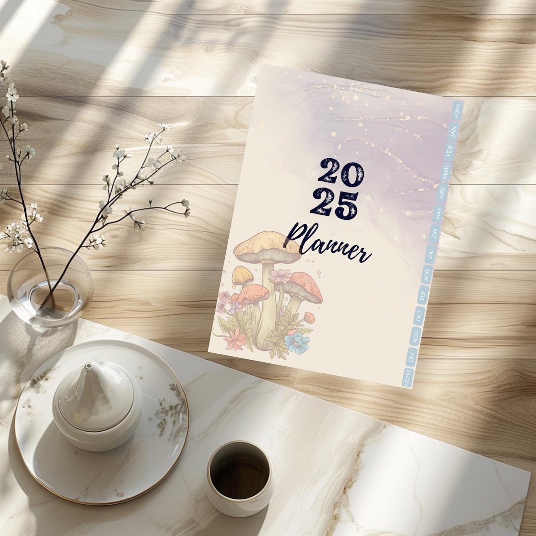 Digital Planner With Mushroom Theme | Whimsical Fungi-inspired ...