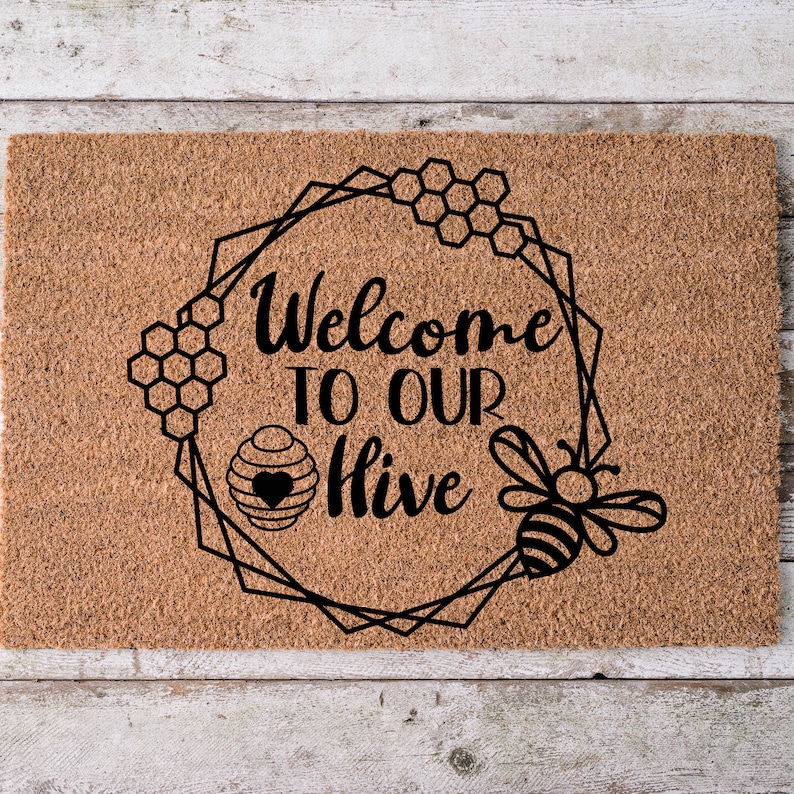 Welcome to Our Hive SVG Cut File; Digital Download for Cricut or US Cutter Vinyl Cutter; Bee ...