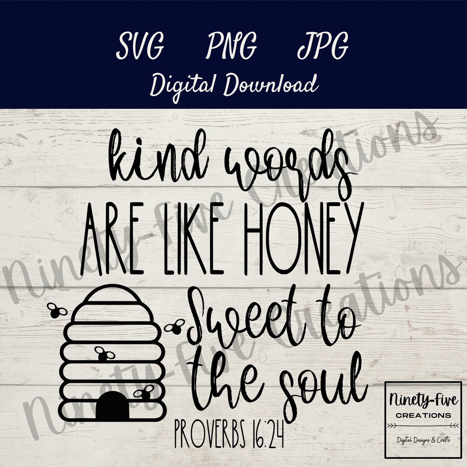 Kind Words Are Like Honey Sweet to the Soul. Proverbs 16:24 Bible Verse ...