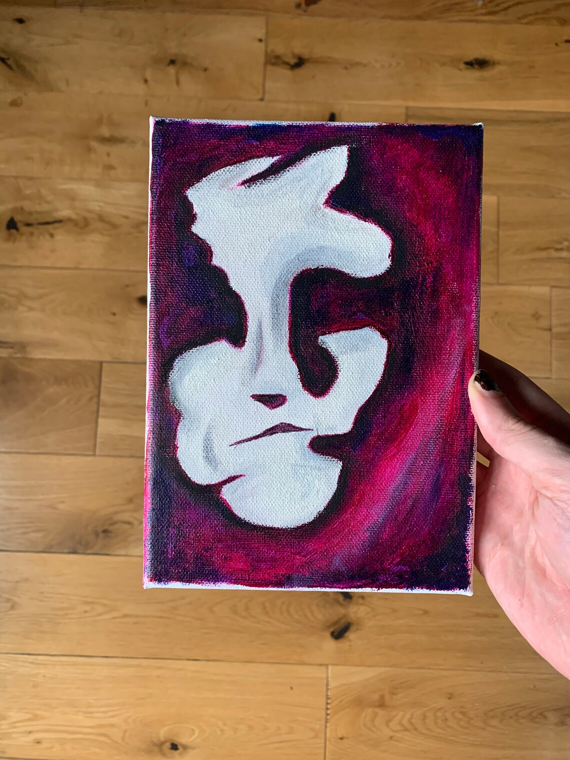 Small Canvas Acrylic Painting | Etsy