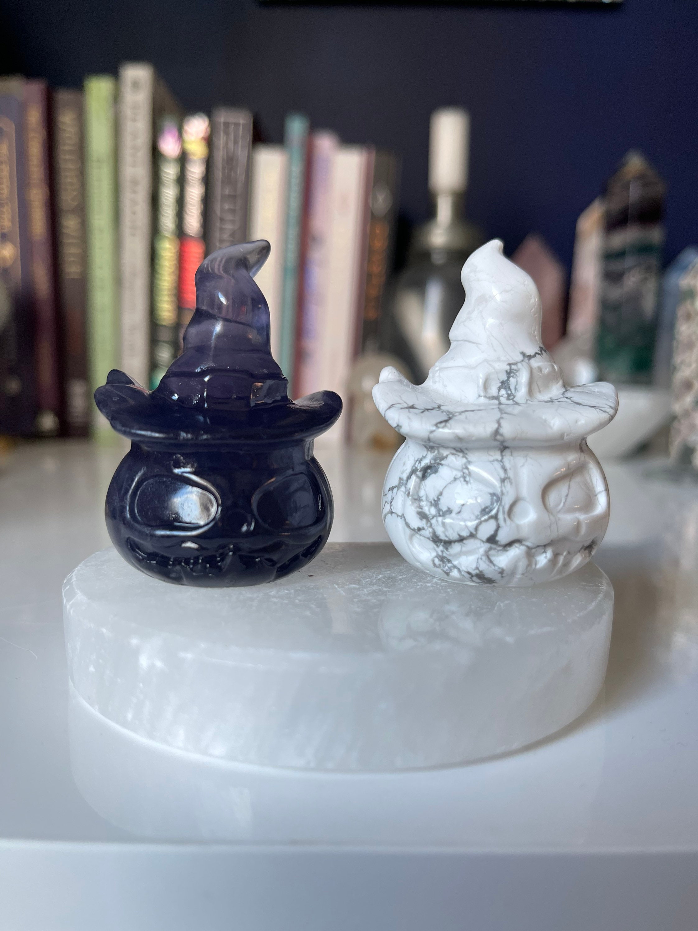 Crystal Pumpkins With Hats - Etsy UK