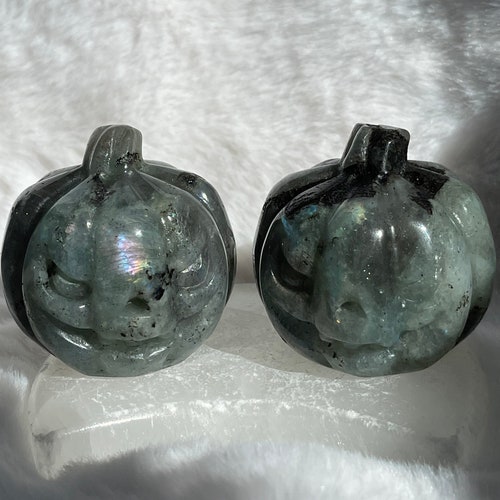 Crystal Pumpkins With Hats - Etsy UK