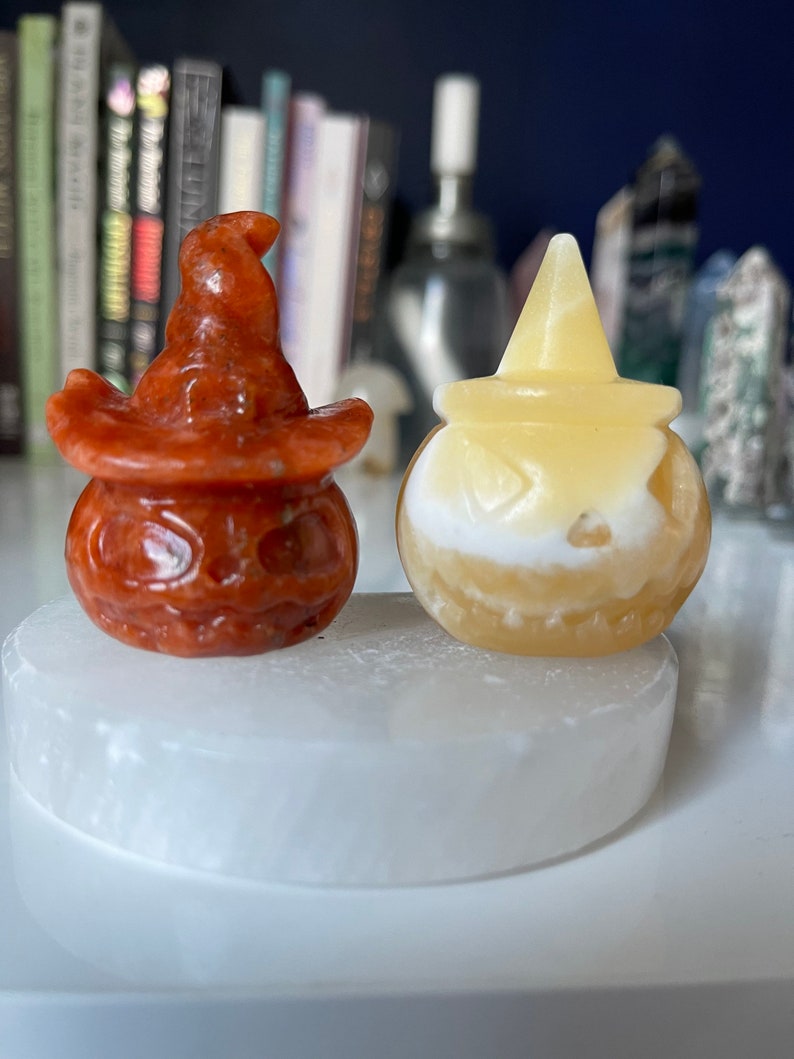 Crystal Pumpkins With Hats - Etsy UK