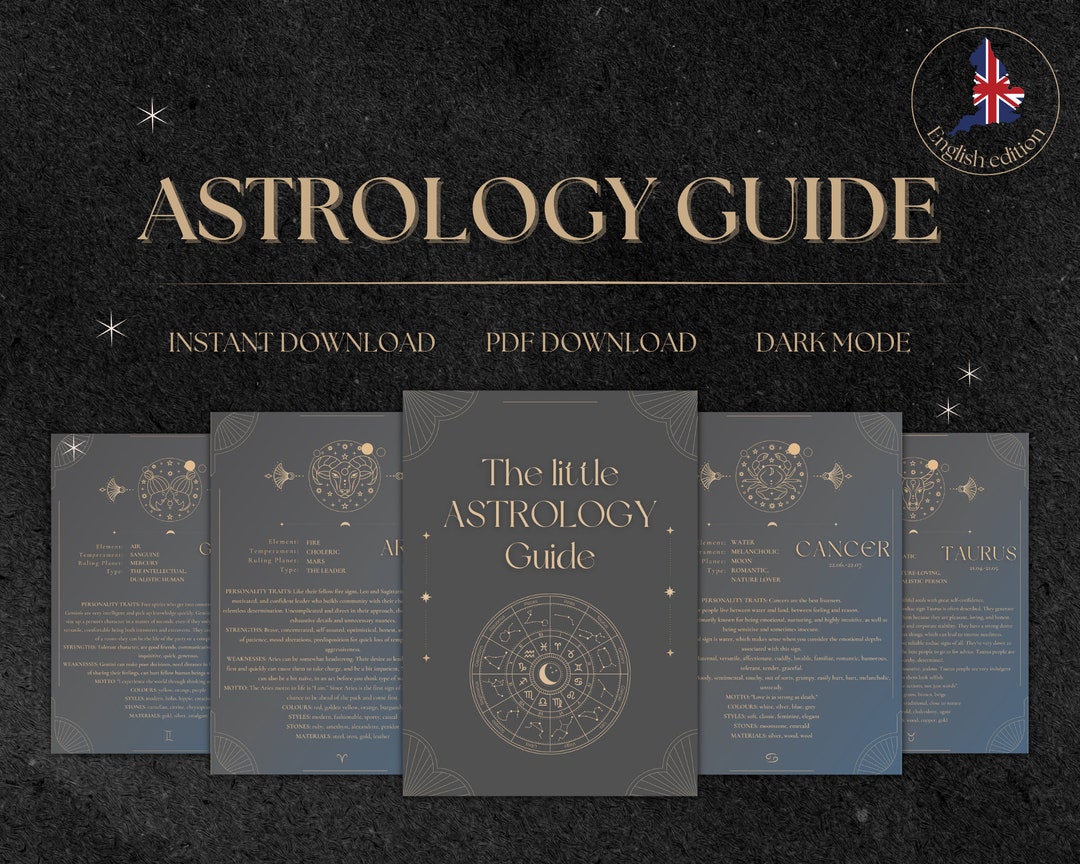 Astrology GUIDE I Workbook I Astrology Journal I Workbook I PDF I ...