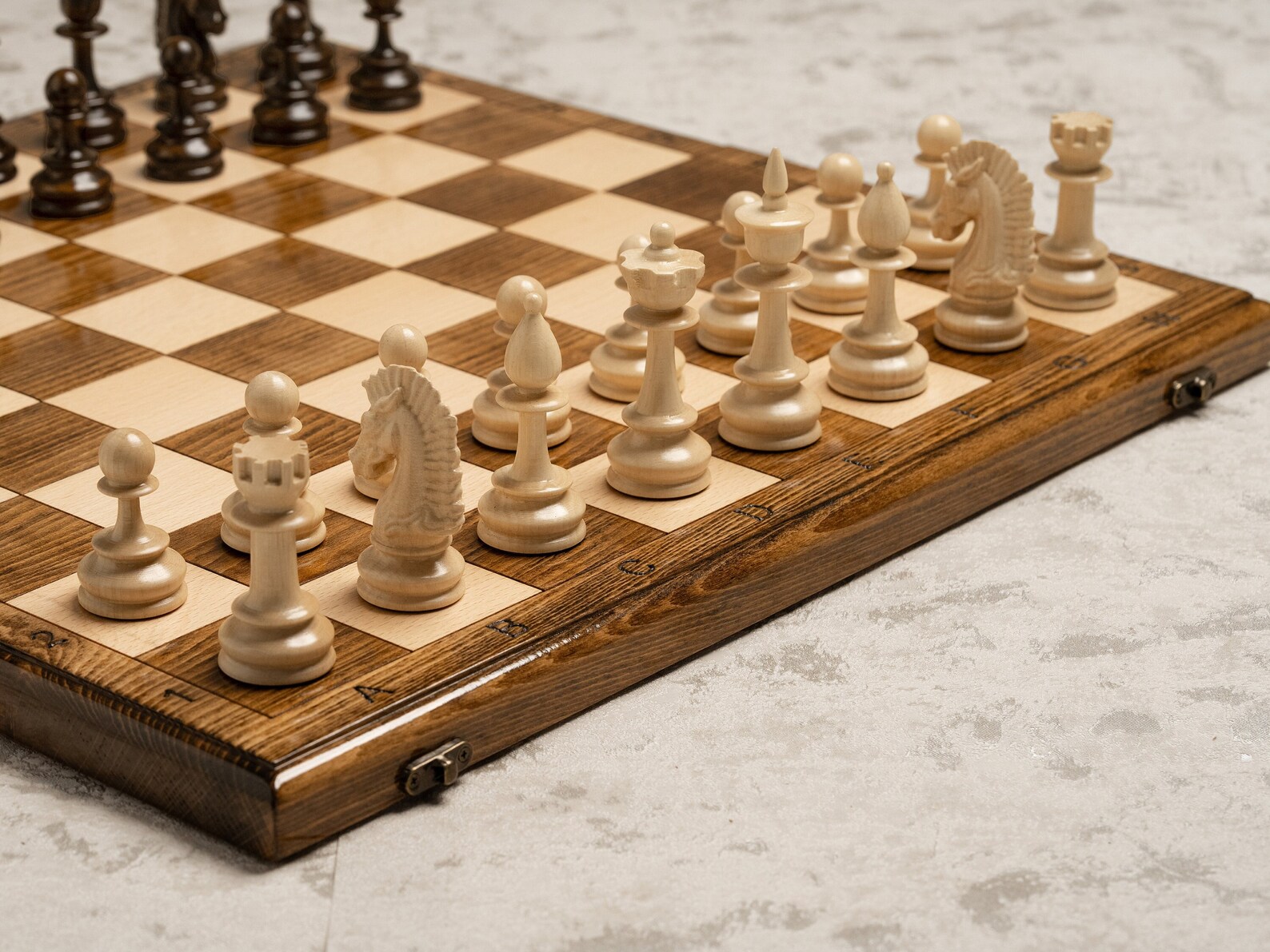 Wooden Classic Chess Set - Etsy